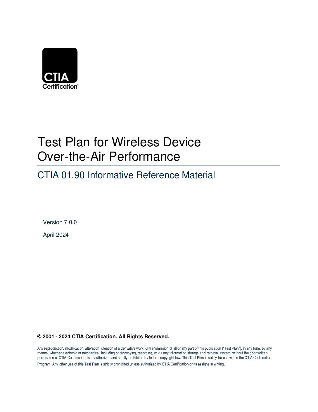 WDG - Site Search - CTIA Certification